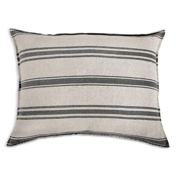 POM POM AT HOME Jackson Big Pillow - Flax/midnight