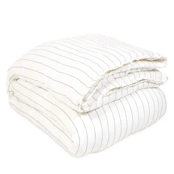 POM POM AT HOME Blake Duvet Cover, Queen - White/natural