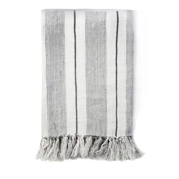 POM POM AT HOME Laguna Blanket, King - Grey/charcoal