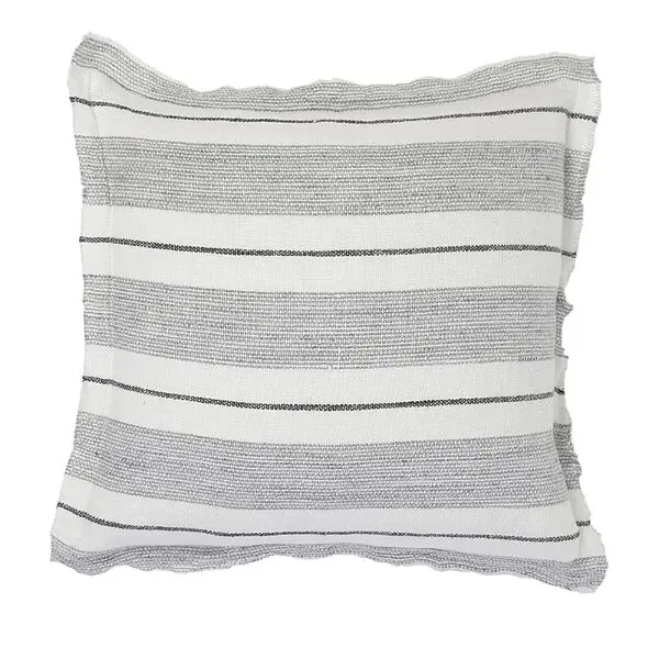 POM POM AT HOME Laguna Square Pillow - Grey/charcoal