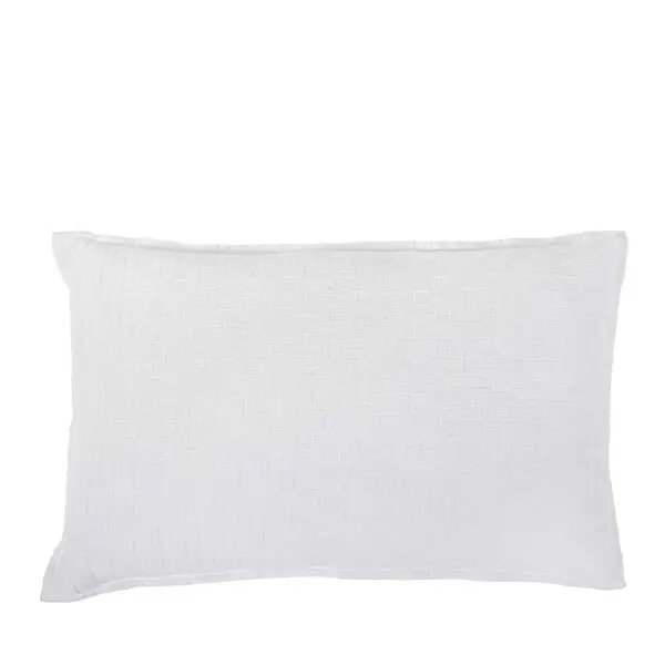 POM POM AT HOME Ojai Standard Sham - White