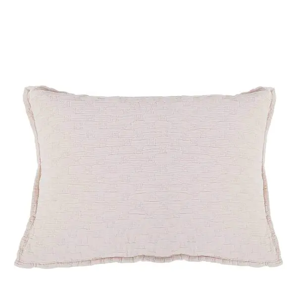 POM POM AT HOME Ojai King Sham - Blush