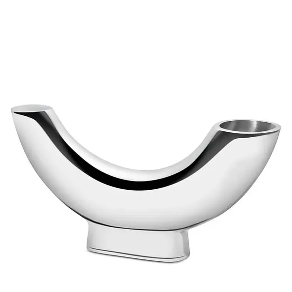 NAMBE Half Moon Vase - Silver