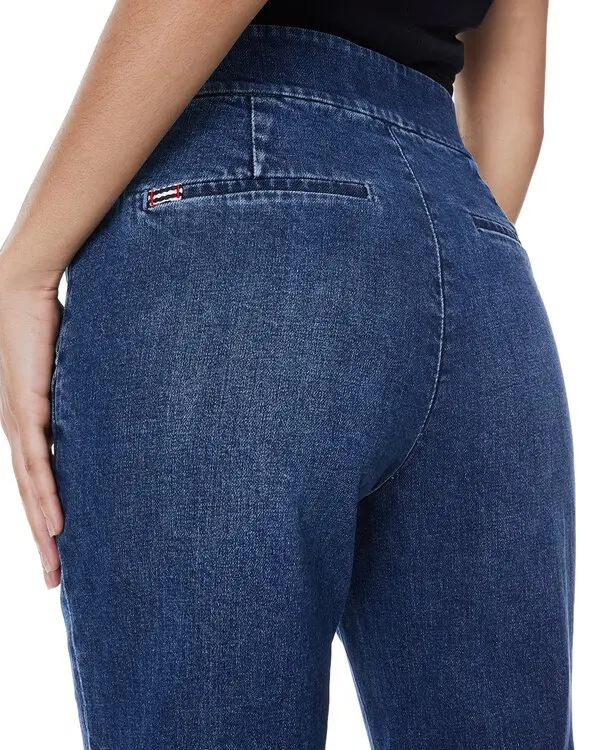Alice + Olivia Dylan High-waist Wide-leg Jeans