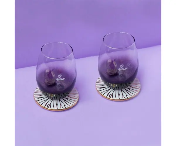 TALIANNA Ombre Stemless Glass, Set Of 4