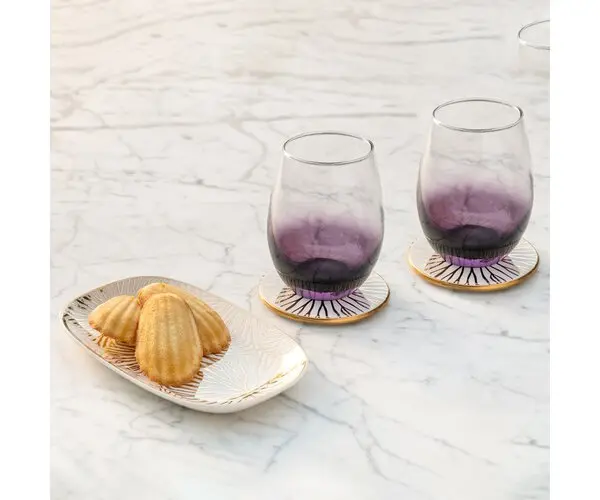 TALIANNA Ombre Stemless Glass, Set Of 4