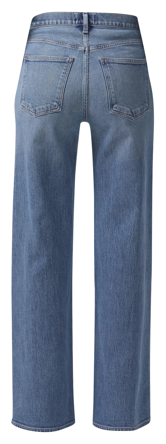 AGOLDE Harper Mid-rise Wide-leg Jeans