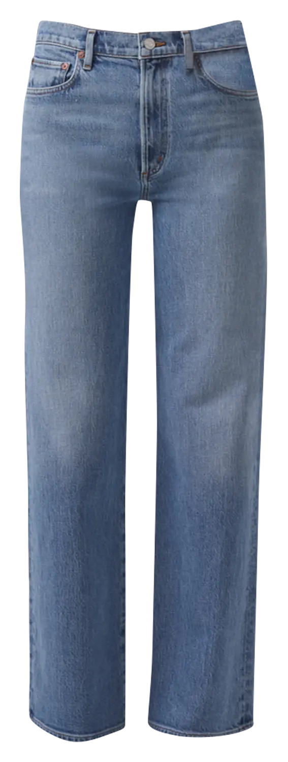 AGOLDE Harper Mid-rise Wide-leg Jeans