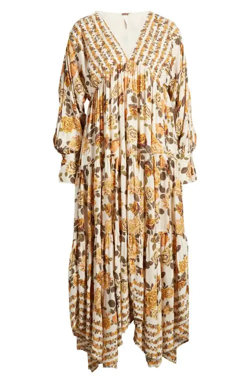 free people rows of roses maxi dress Free People SP Combo Rows of Roses Maxi Dress NWT MSRP $168