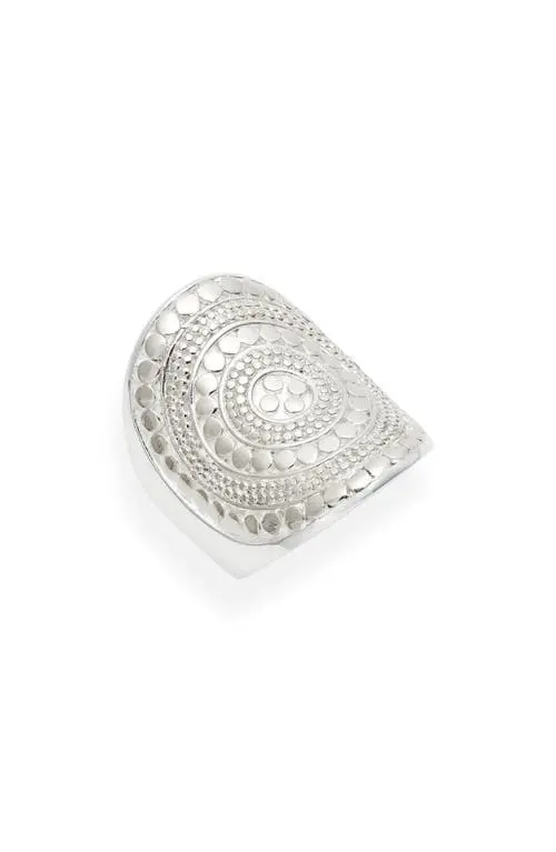 Anna Beck Classic Saddle Ring - Silver