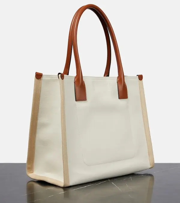 CHRISTIAN LOUBOUTIN Nastroloubi Large Canvas Tote - Neutrals