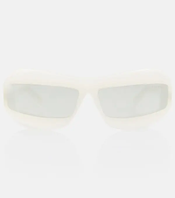 Prada Acetate Sunglasses - White