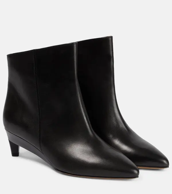 Isabel Marant Étoile Deyan Leather Ankle Boots
