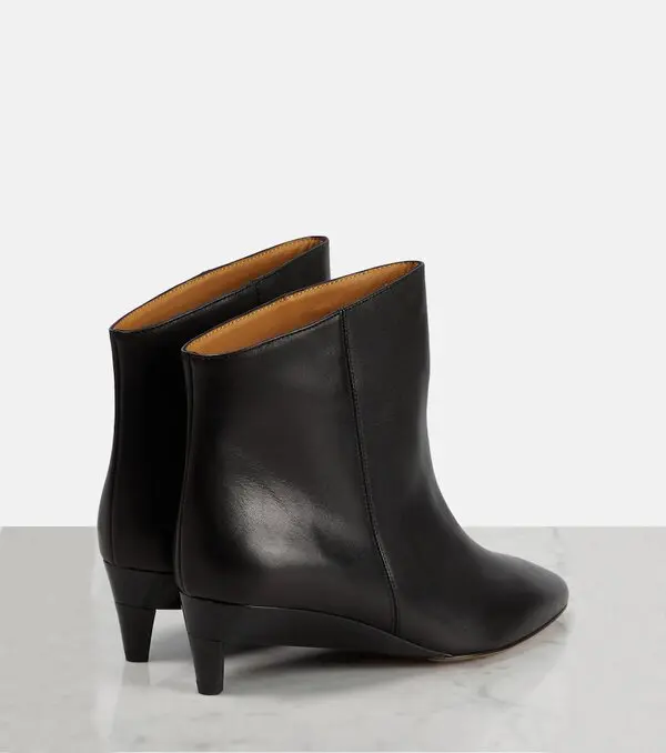 Isabel Marant Étoile Deyan Leather Ankle Boots