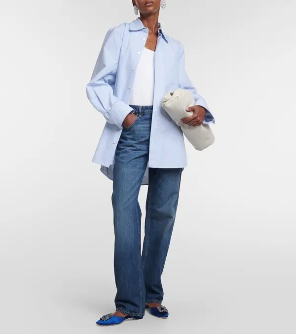 Manolo Blahnik Hangisimuflat Mules