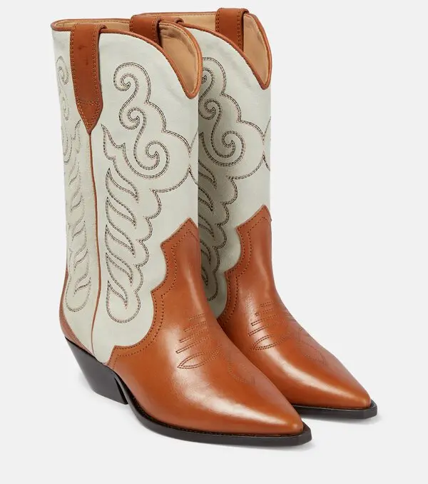 Isabel Marant Étoile Duerto Leather Boots - Brown