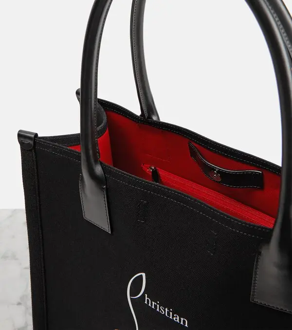 CHRISTIAN LOUBOUTIN Nastroloubi Large Tote Bag - Black