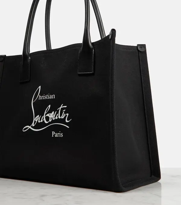 CHRISTIAN LOUBOUTIN Nastroloubi Large Tote Bag - Black