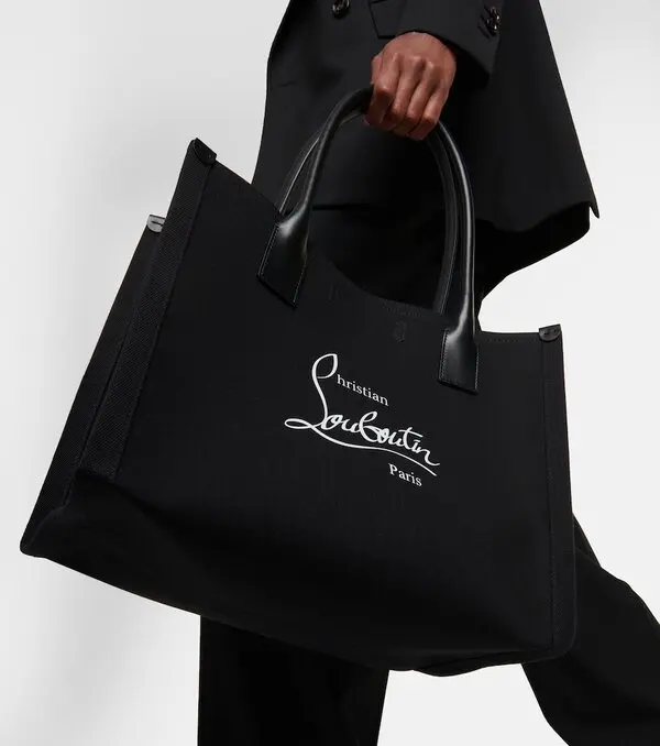 CHRISTIAN LOUBOUTIN Nastroloubi Large Tote Bag - Black