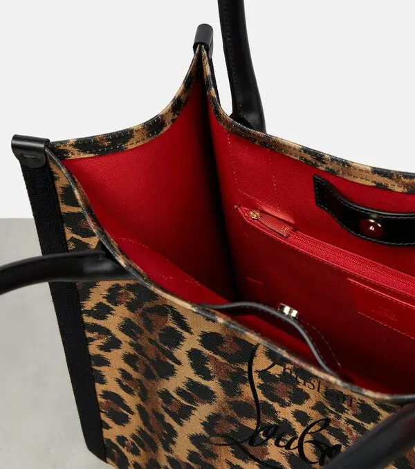 CHRISTIAN LOUBOUTIN Nastroloubi Large Tote Bag - Neutrals