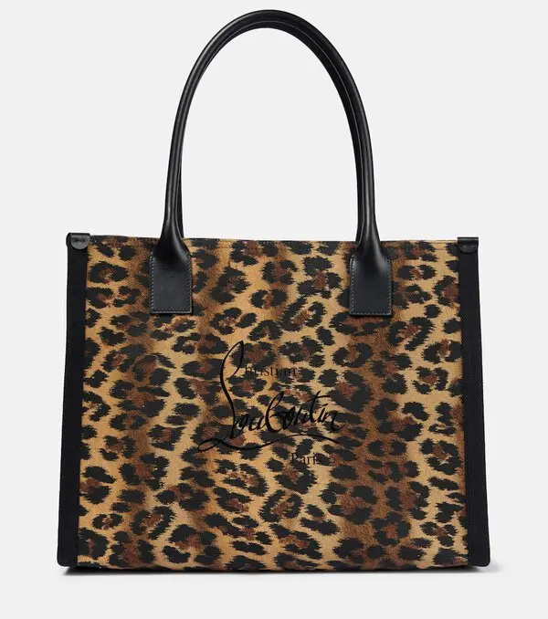 CHRISTIAN LOUBOUTIN Nastroloubi Large Tote Bag - Neutrals