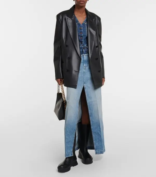 Stella McCartney Denim Maxi Skirt