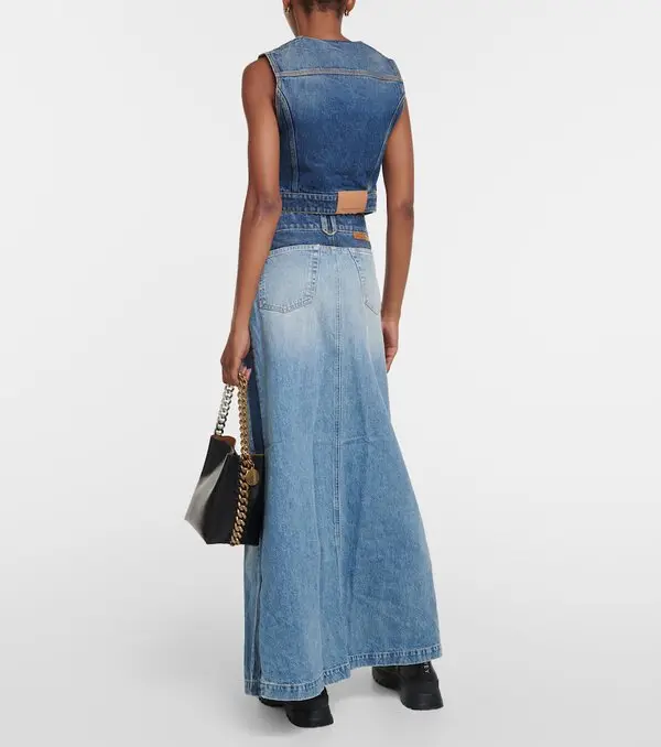 Stella McCartney Denim Maxi Skirt