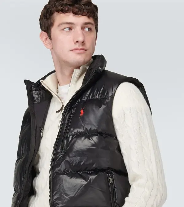 POLO RALPHLAUREN　PADDED VEST (BLACK) 美品 Polo Ralph Lauren Terra Black Recycled Nylon Puffer Vest | Nordstrom