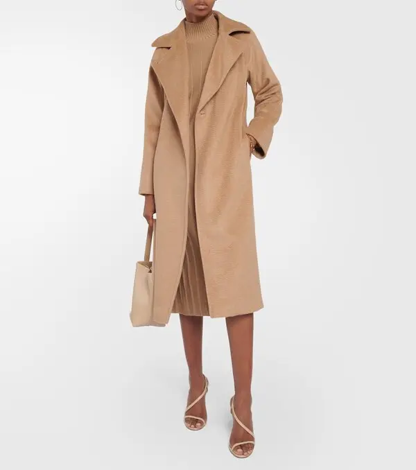 Max Mara Manuela Camel Hair Coat - Brown
