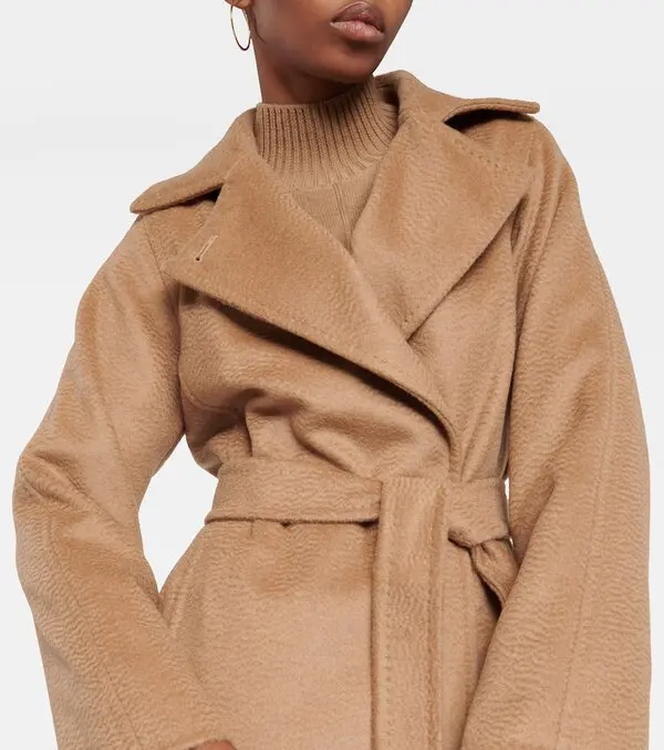Max Mara Manuela Camel Hair Coat - Brown