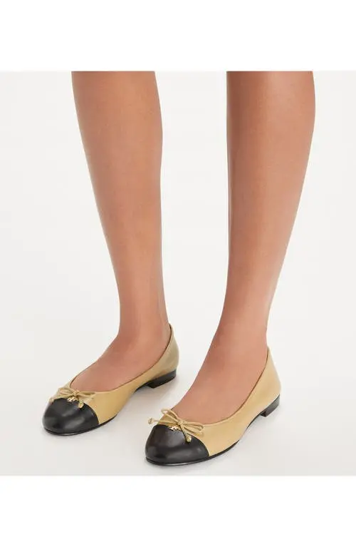 Tory Burch - Tory Burch Cap-Toe Ballerina Flat