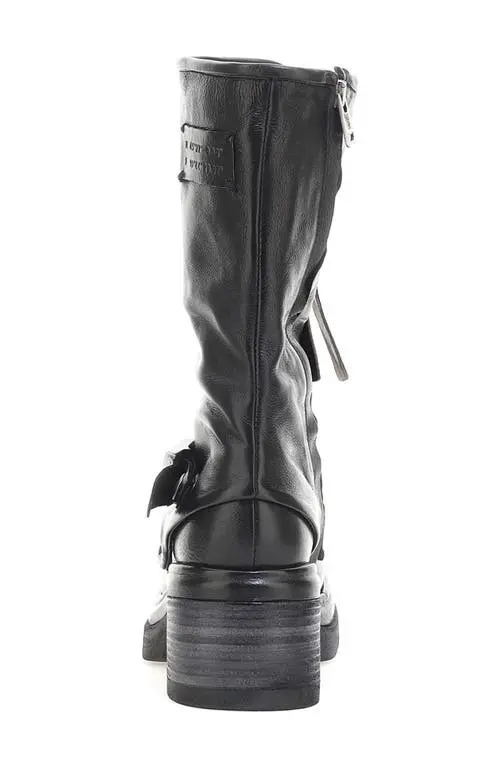 A.S.98 Emory Lug Sole Boots - Black