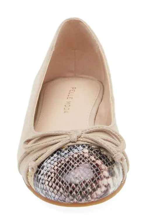 Pelle Moda Saida Ballet Flat - Mushroom