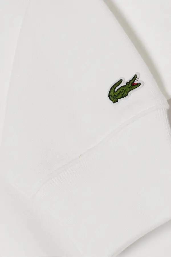 SPORTY & RICH Lacoste Printed Cotton-jersey Sweatshirt