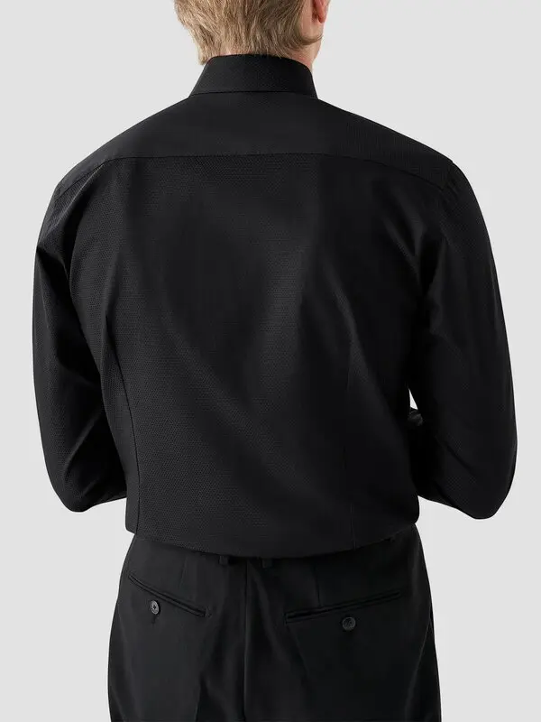 Eton Slim-fit Pin-dot Piqué Shirt
