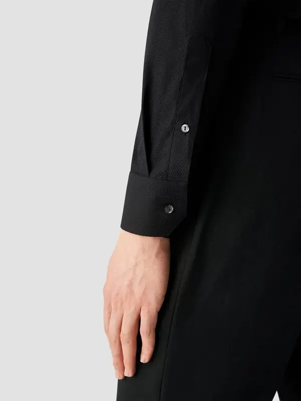 Eton Slim-fit Pin-dot Piqué Shirt
