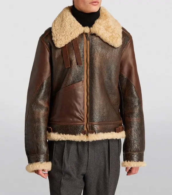 Ralph Lauren Shearling Aviator Jacket