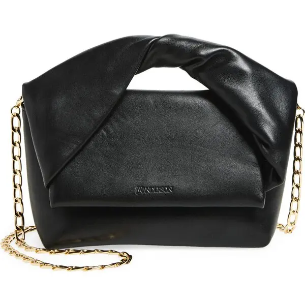 JW Anderson Medium Twister Top Handle Bag - Black 999