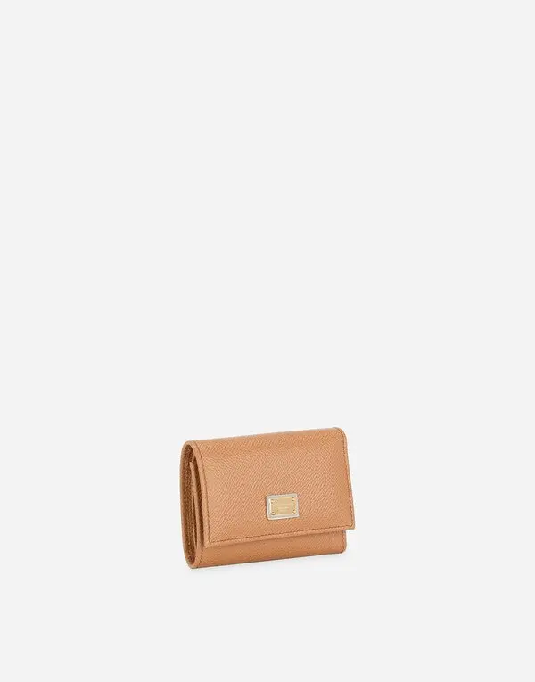 Dolce & Gabbana French Flap Wallet With Tag - Brown