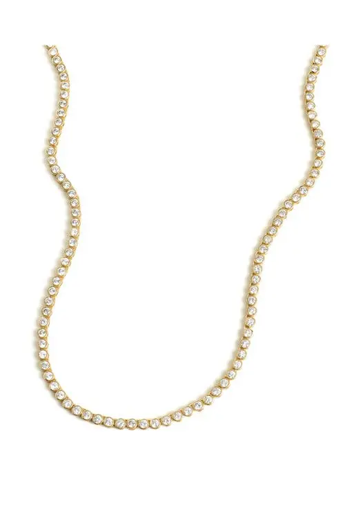 Madewell Tennis Necklace - Pale Gold