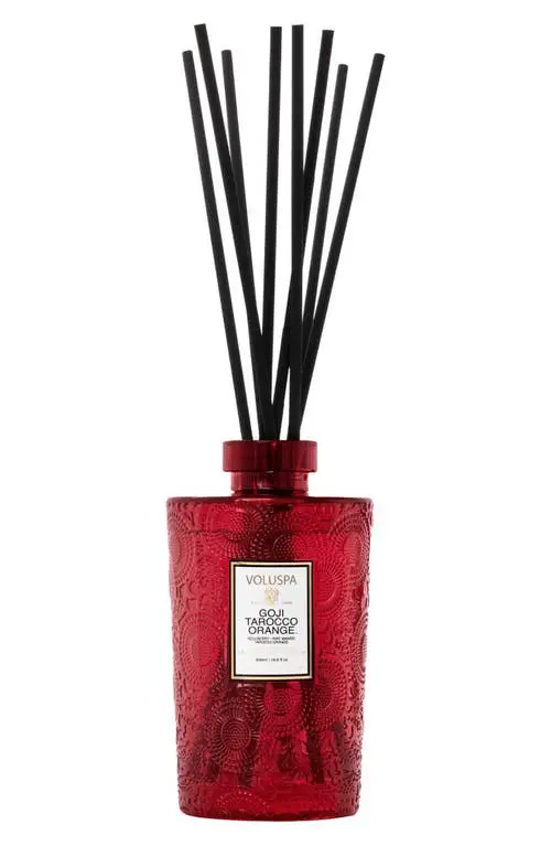 Voluspa Goji Tarocco Orange Luxe Reed Diffuser - Goji Tobacco