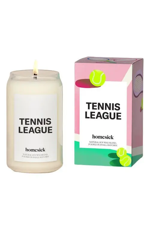 HOMESICK Tennis League Candle - White