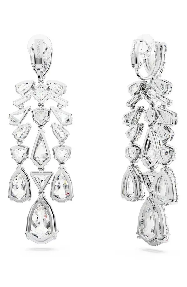 SWAROVSKI Mesmera Crystal Chandelier Clip-on Earrings
