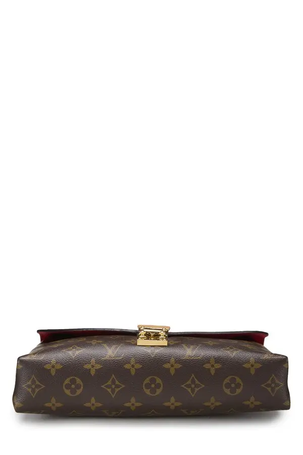 LOUIS VUITTON Monogram Pallas Chain Bag - Red