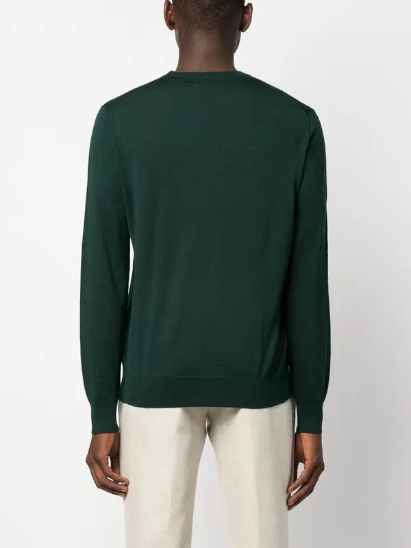 BALLANTYNE Crew-neck Wool Jumper - Green