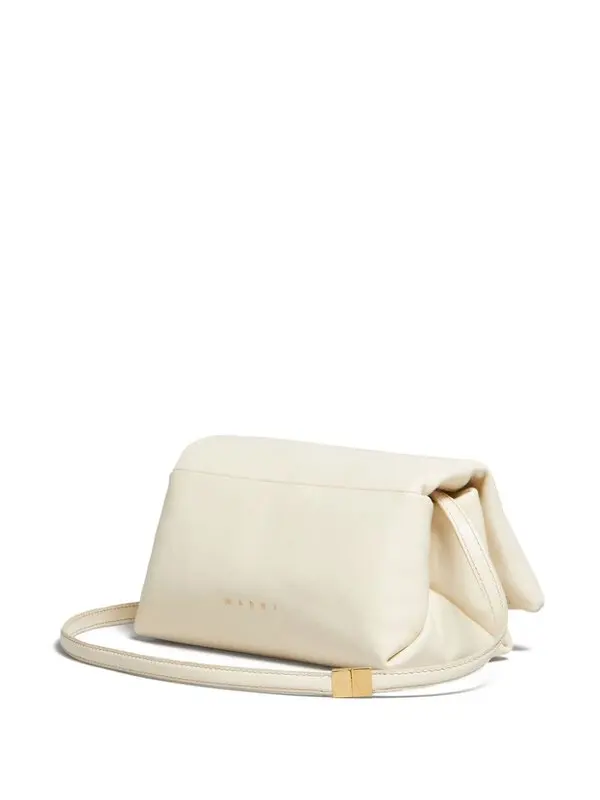 Marni Mini Prisma Leather Shoulder Bag - Neutrals