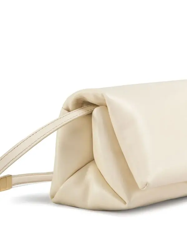 Marni Mini Prisma Leather Shoulder Bag - Neutrals
