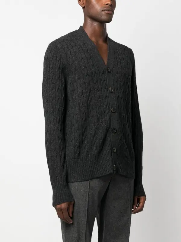 Etro Cable-knit Cashmere Cardigan