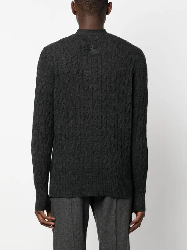 Etro Cable-knit Cashmere Cardigan