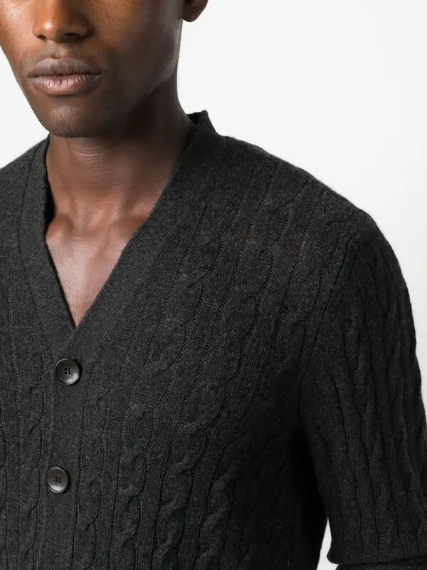 Etro Cable-knit Cashmere Cardigan